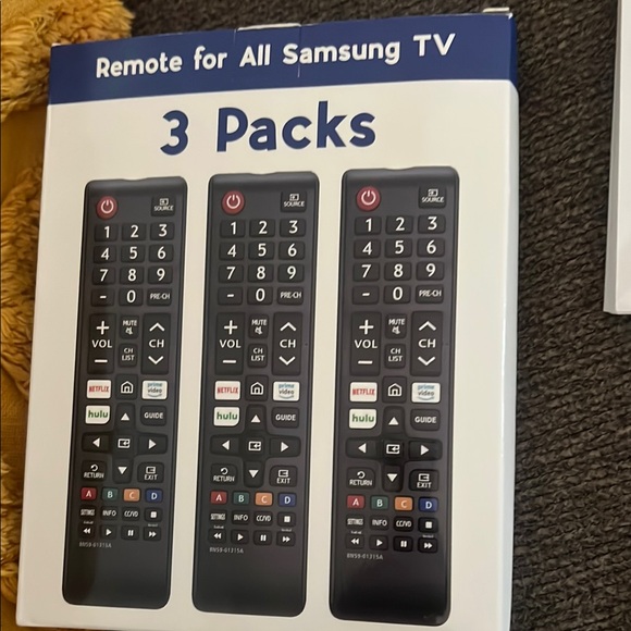 Samsung | Other | Samsung Universal Tv Remote 3pack Black | Poshmark